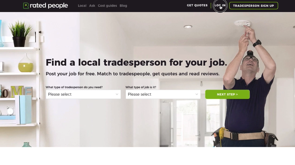 Update and optimise your business profile | Rated People